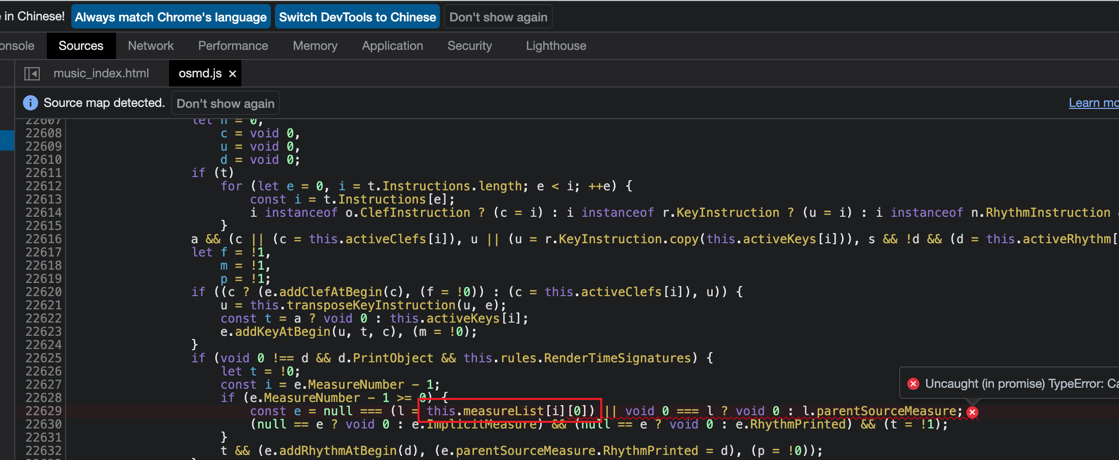 drawFromMeasureNumber undefined error (reading '0') · Issue #1069 ...