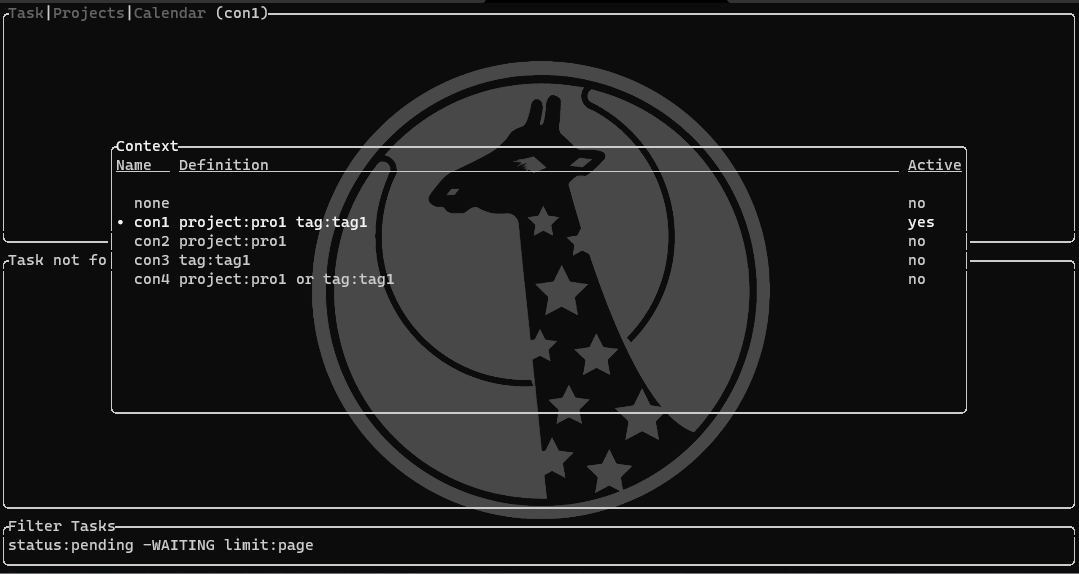 Can't parse context with both project and tag in it · Issue #391 · kdheepak/taskwarrior-tui · GitHub