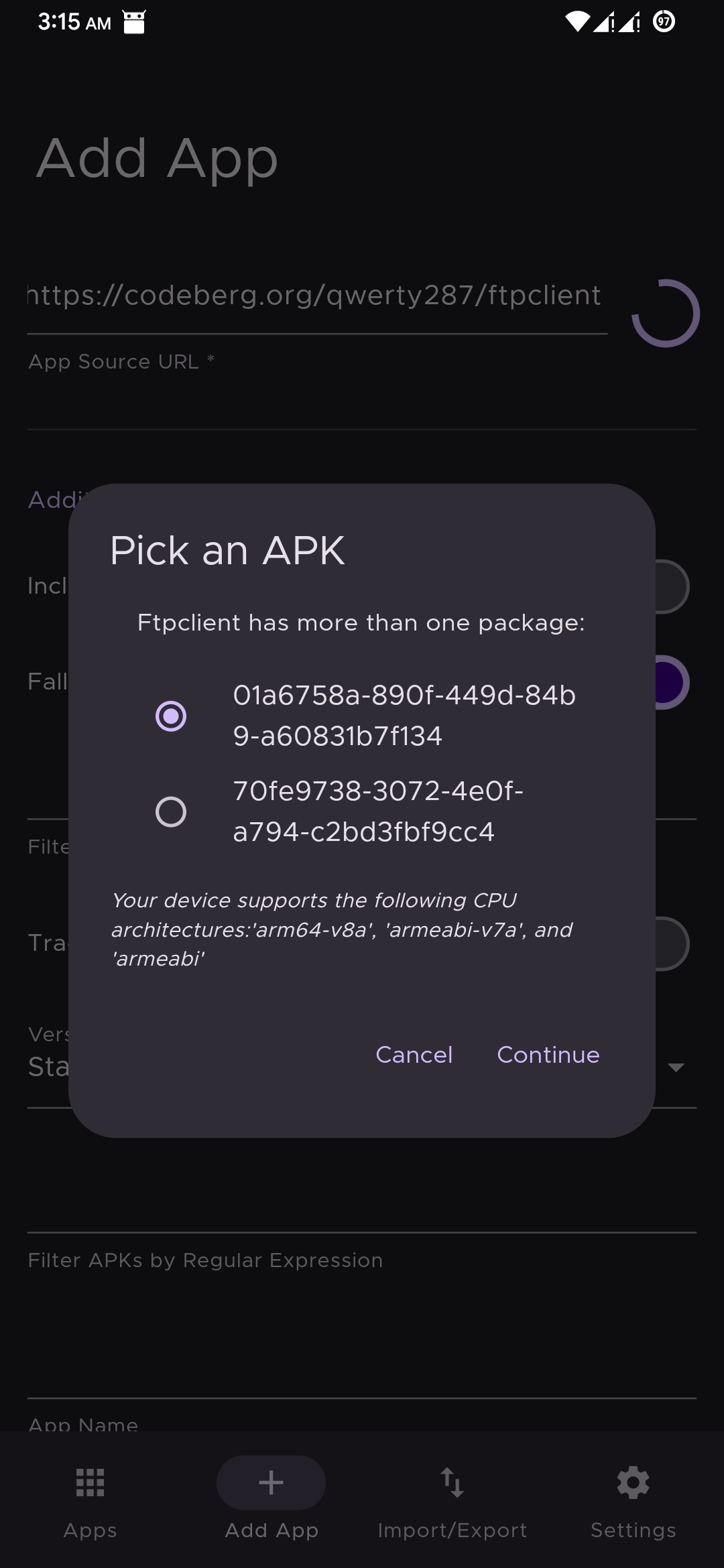 Codeberg broken filenames in release selection · Issue #432 · ImranR98/Obtainium · GitHub