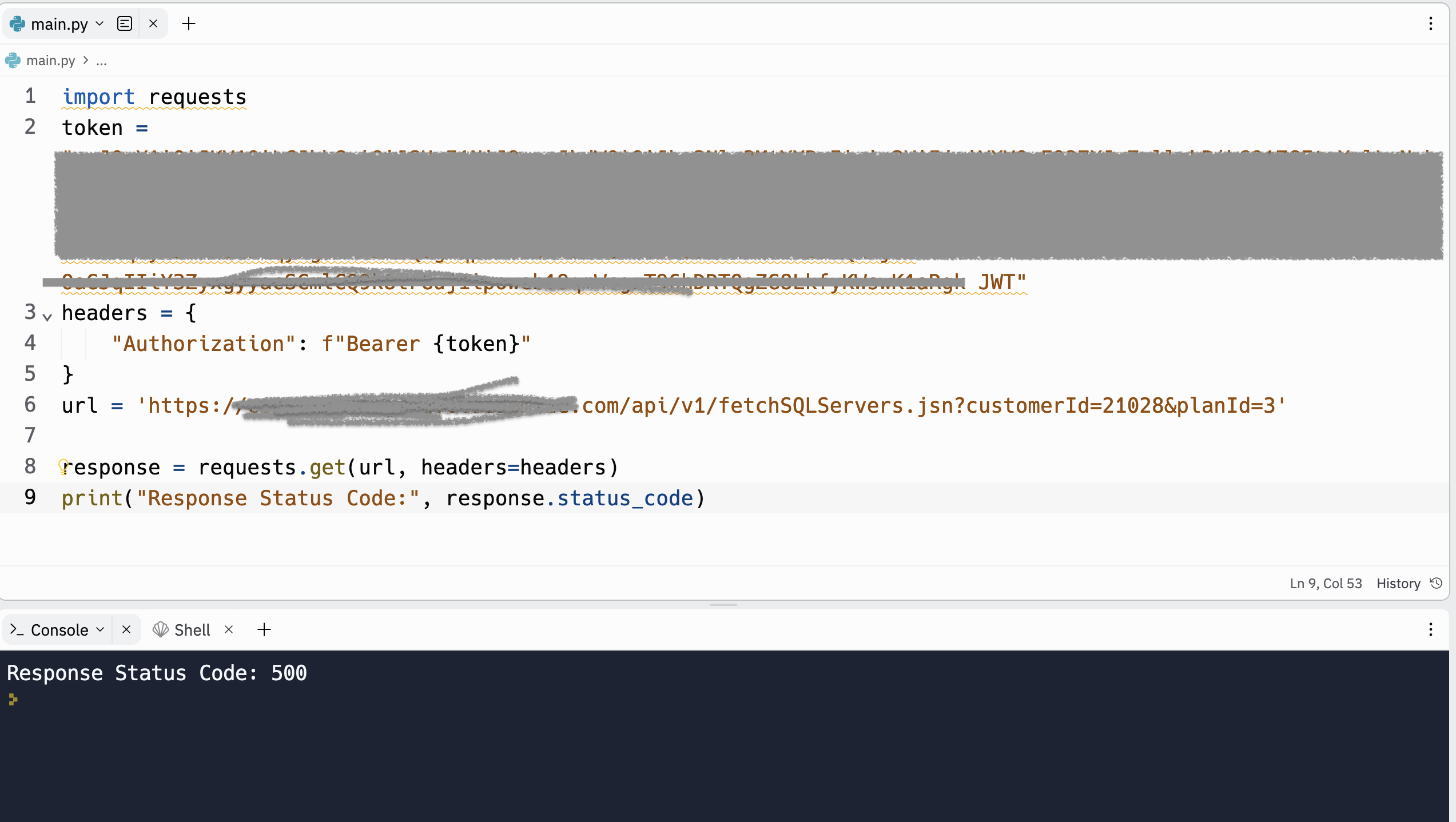 Getting 500 with Requests.get whereas Postman gives 400 · Issue #6525 · psf/requests · GitHub