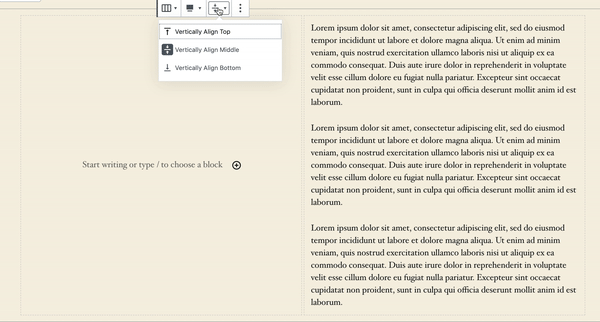 Column Block: Wrong view for nested content (block editor) · Issue #17834 · WordPress/gutenberg ...