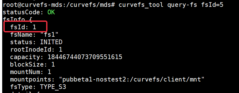 Curvefs Tool Query Fs Return Wrong Fs · Issue 945 · Opencurve Curve · Github