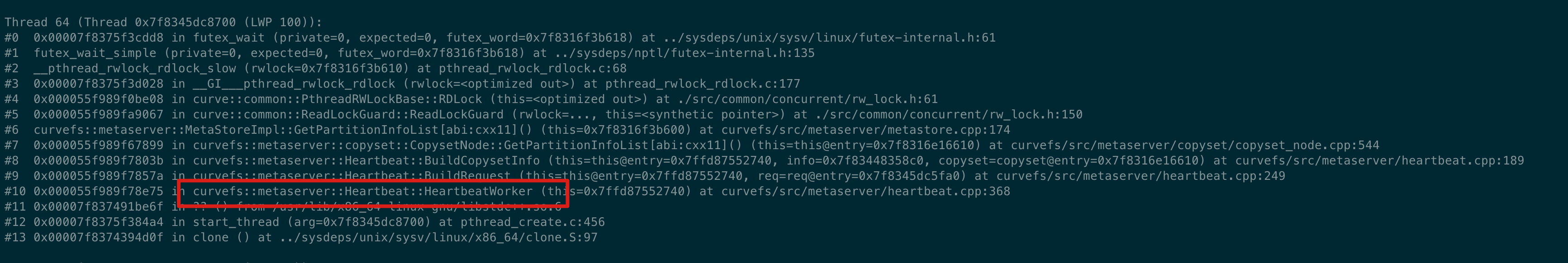 curvefs load copyset will stuck heartbeat · Issue #1468 · opencurve/curve · GitHub
