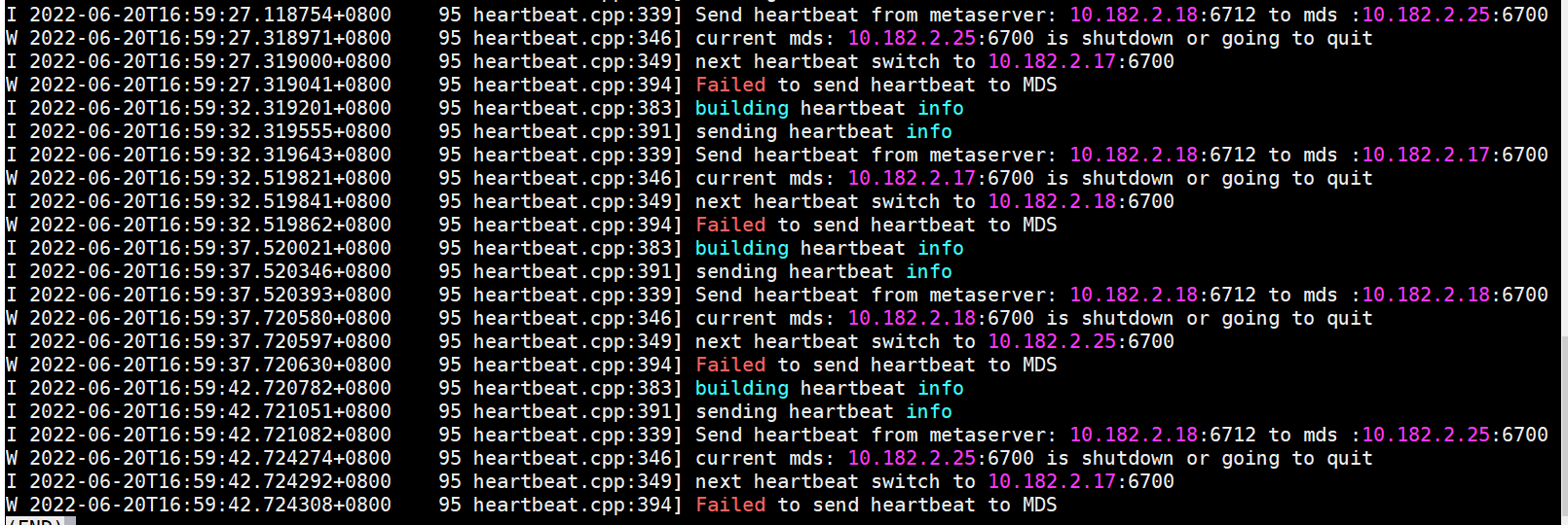 curvefs cluster is unhealthy in large scale and hdd scenes · Issue #1602 · opencurve/curve · GitHub