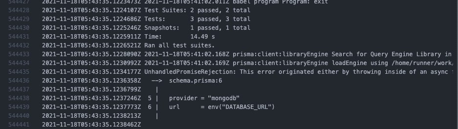 Github Action Workflow fails because of env("DATABASE_URL") in `schema.prisma` file. · Issue ...