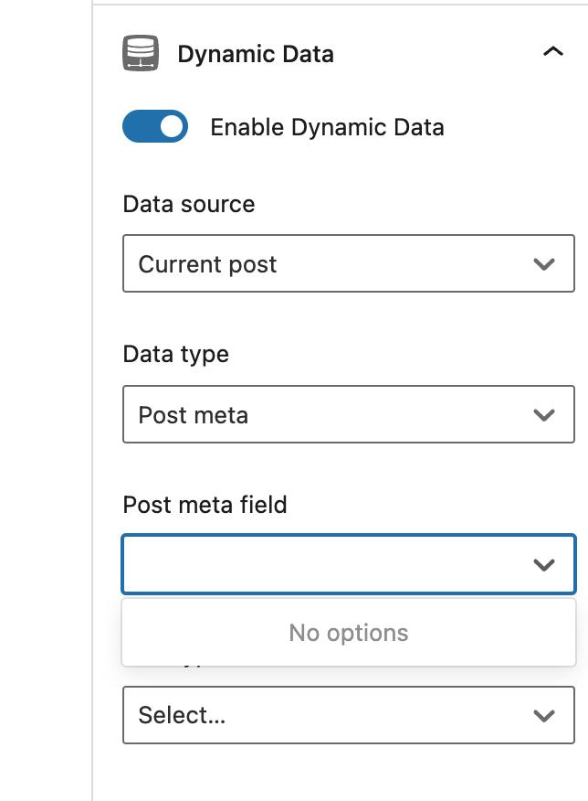 Metabox Custom Fields Not Showing As Options When Post Meta Selected 