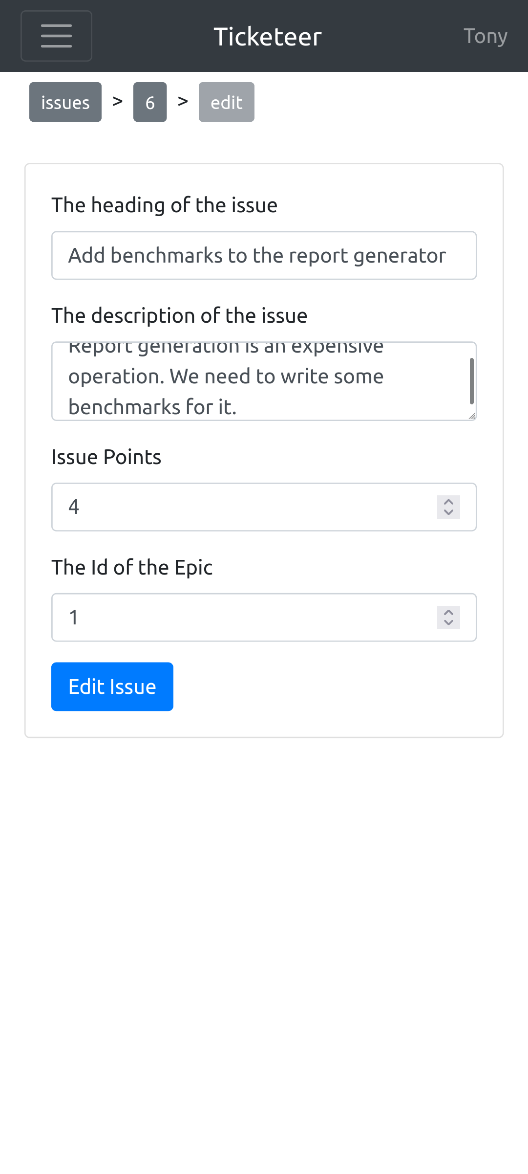 GitHub - radterm/ticketeer: An issue tracker webapp modelled as a no ...