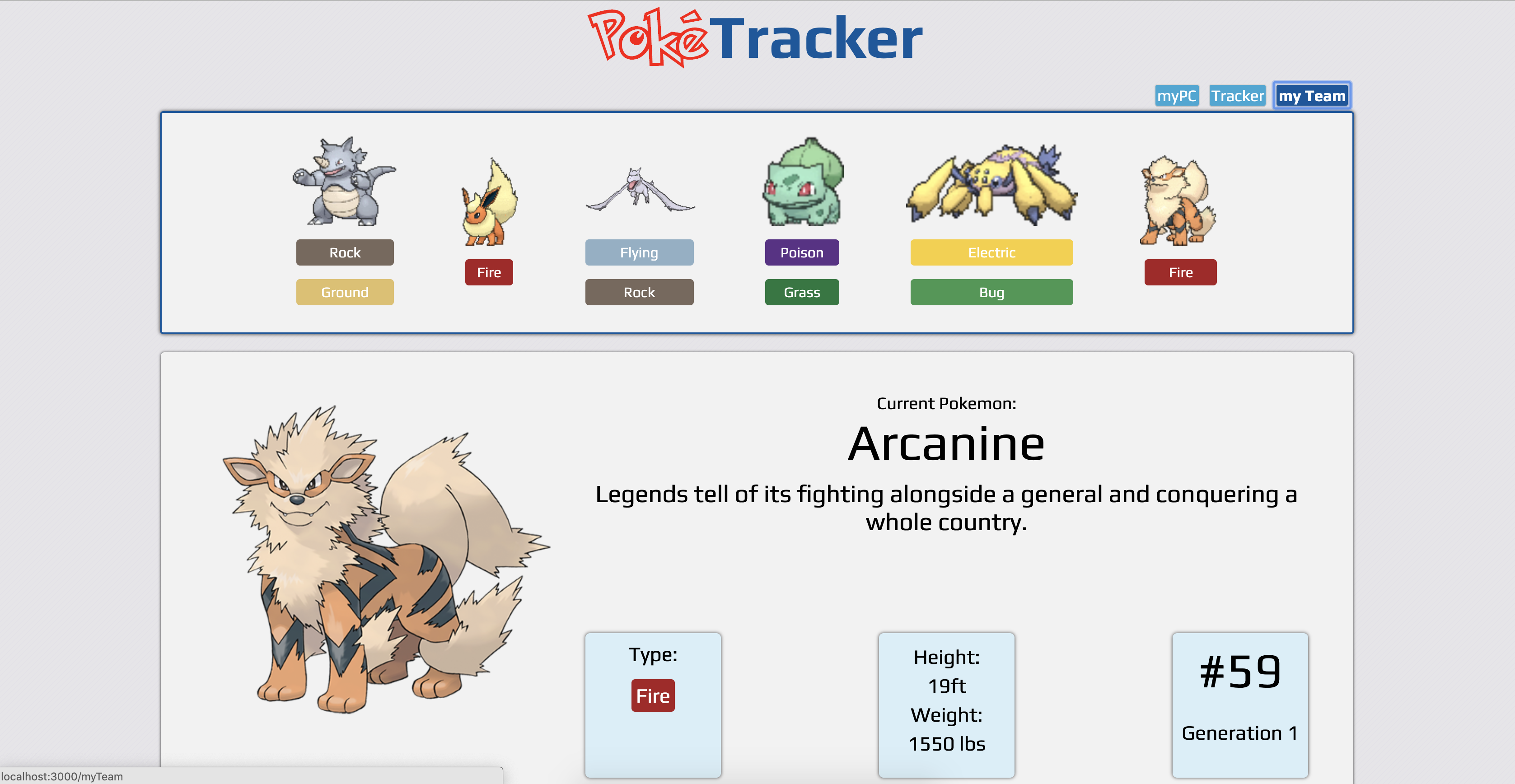 GitHub - djavanm/Pokemon-Tracker