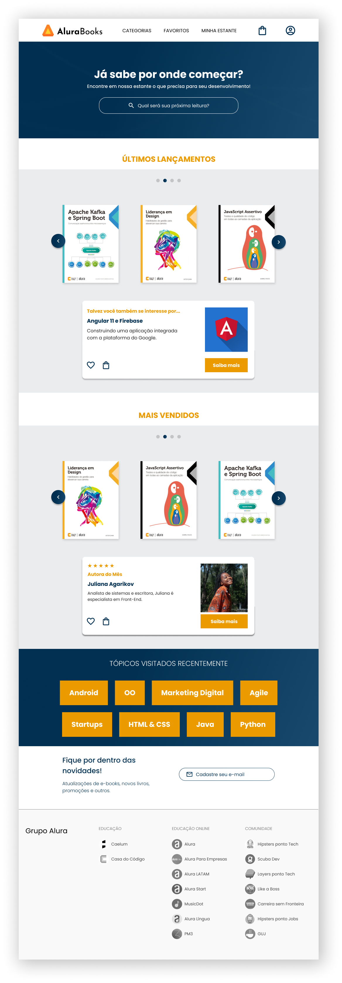 GitHub - rhpessoa/alurabooks: Curso de HTML e CSS: responsividade com mobile-first. Repositório ...