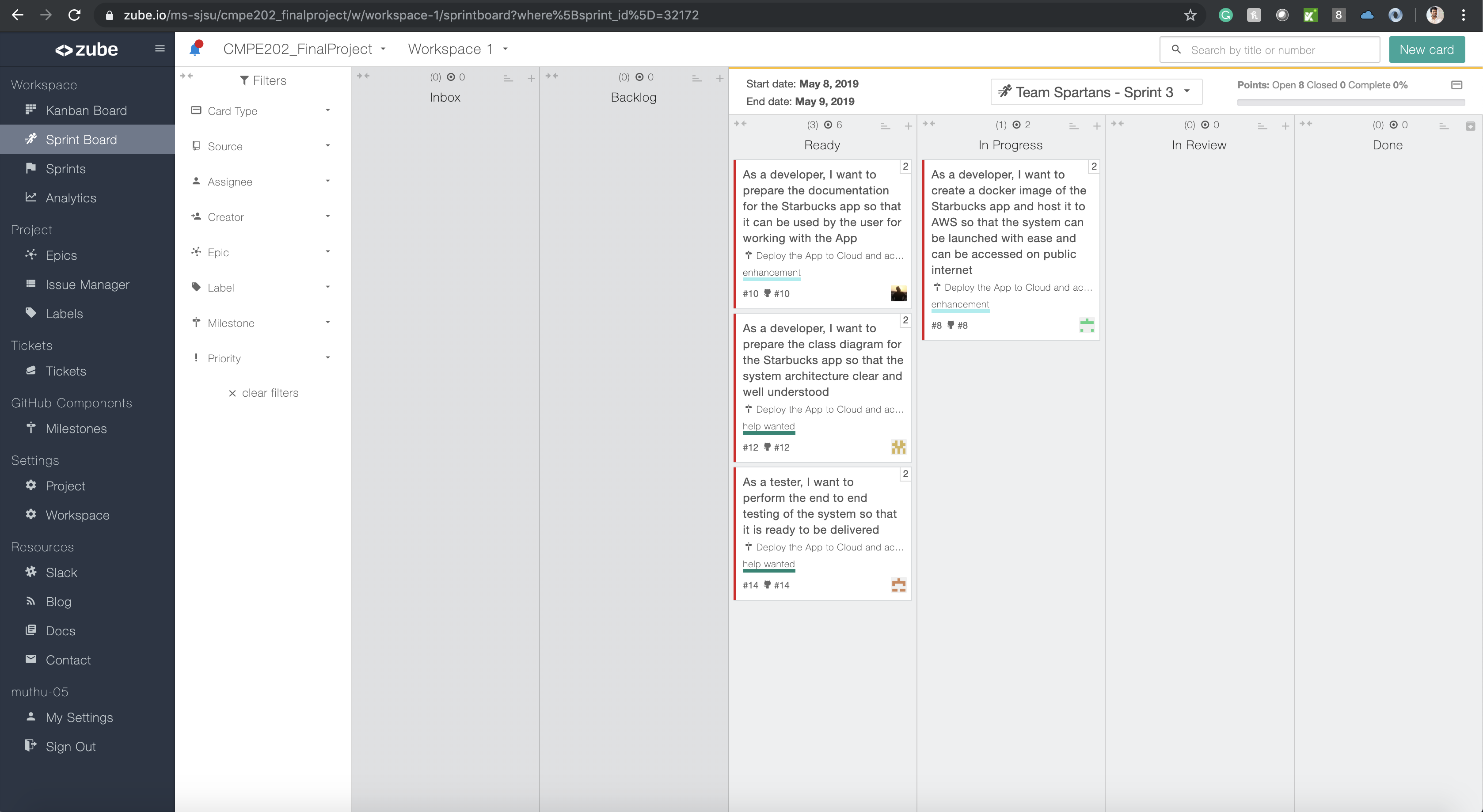 GitHub - mukeshsahay/CMPE202_FinalProject: Repo for the CMPE-202 final team project