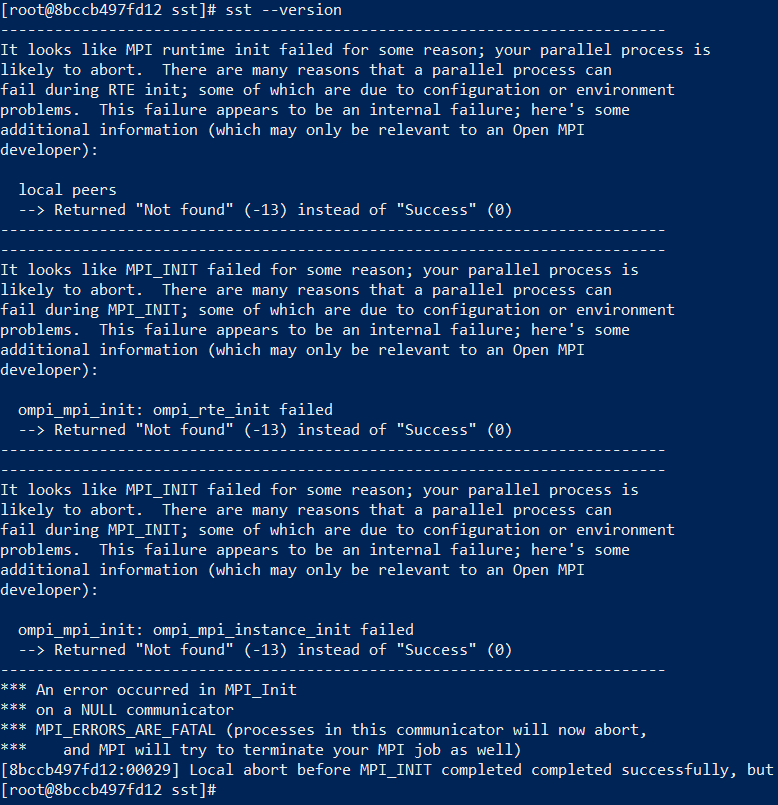 Can SST be configured with OpenMPI that has UCX disabled or configured with alternative? · Issue ...