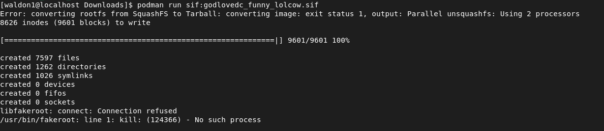 Running Sif Container With Podman Has Path Error · Issue 15348 · Containers Podman · Github