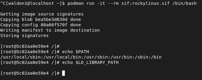 Running .sif container with podman has path error? · Issue #15348 · containers/podman · GitHub