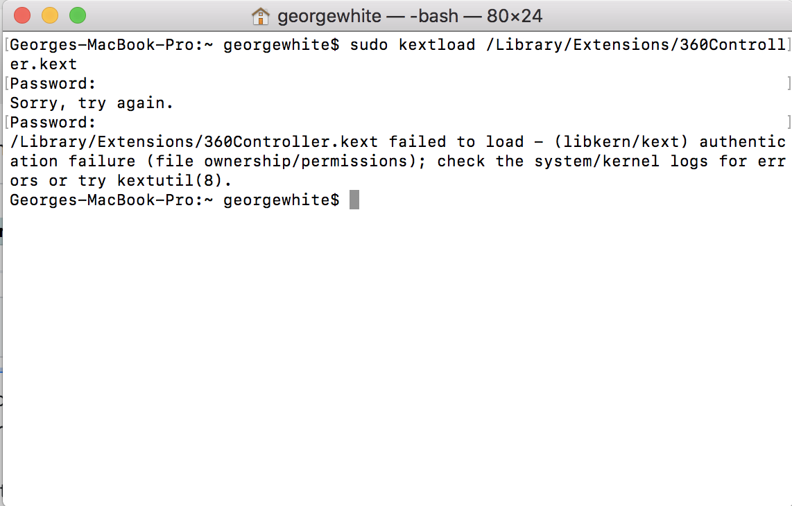 "No Device Found" In Preference Pane despite controller being recognised via System Report > USB ...