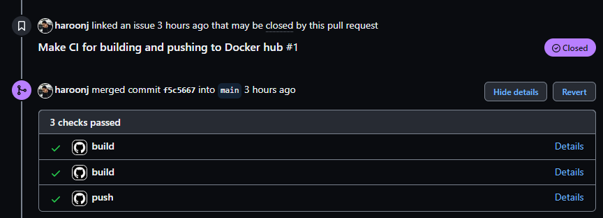 Fix: bug on using pushing to docker hub action on "pull request" · Issue #7 · Video-Streaming ...