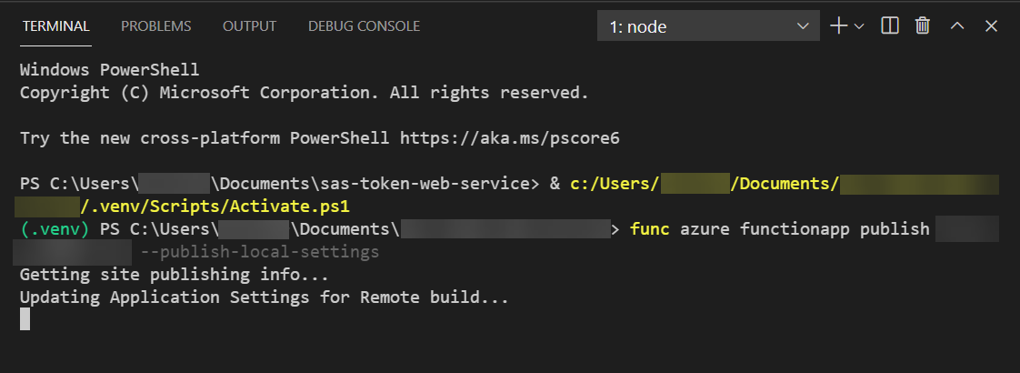 Core Tools hangs on first publish · Issue #2599 · Azure/azure-functions-core-tools · GitHub