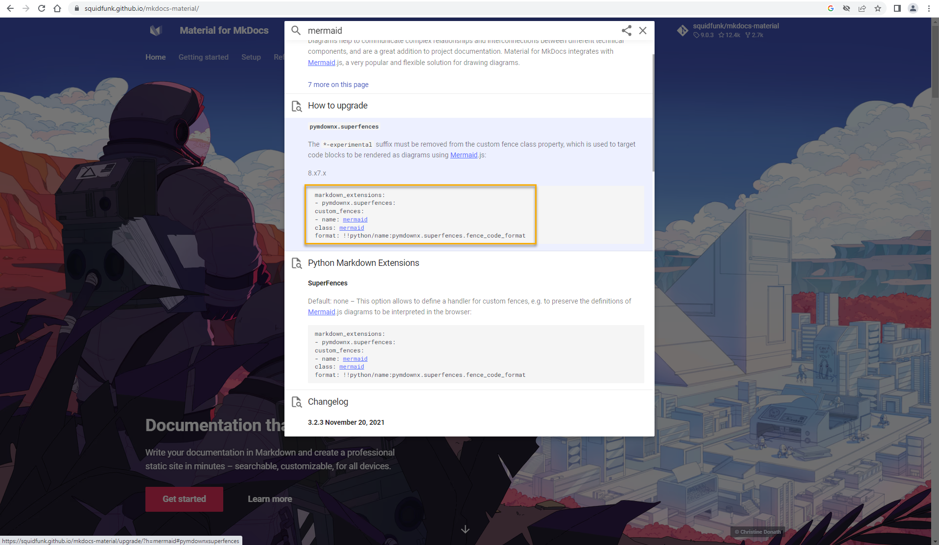 How to get mermaid diagrams working with readthedocs template? · mkdocs mkdocs · Discussion ...