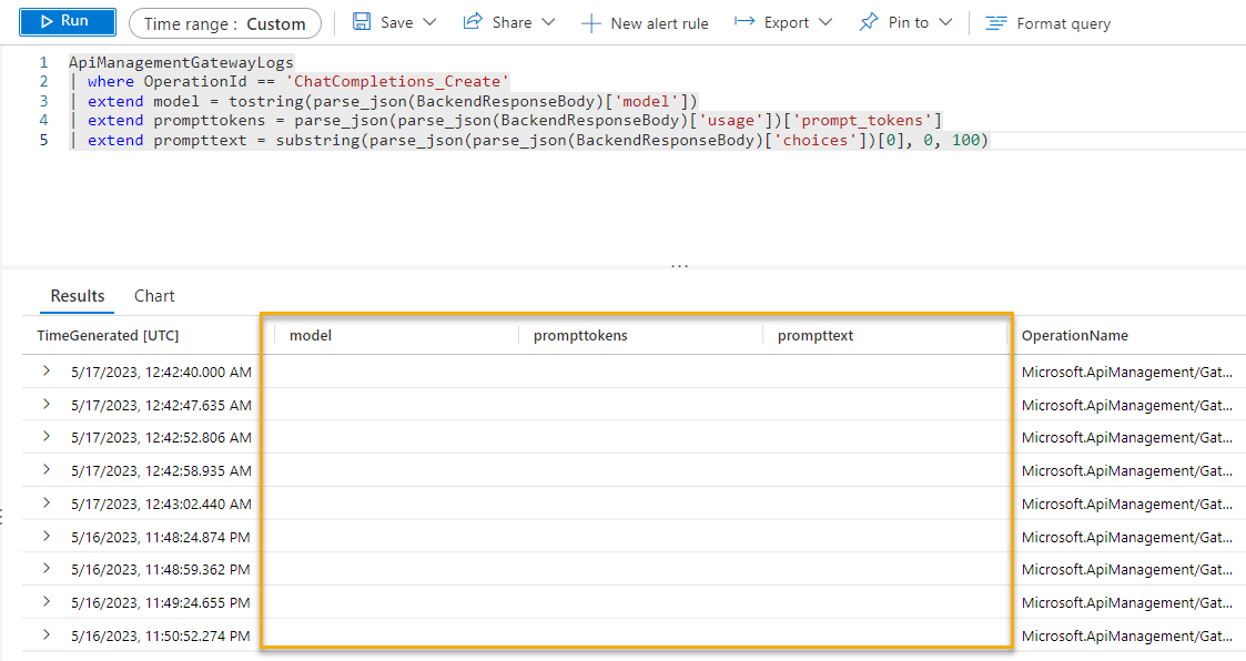 GPT-4 model logs not fully appearing in ApiManagementGatewayLogs · Issue #8 · Azure-Samples ...