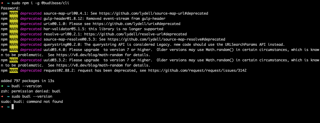 Budi Backup Using Cli Linux Non Npm Install Throws Permission Denied Error · Budibase Budibase