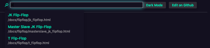Search text is not visible in Dark Mode · Issue #246 · CircuitVerse/Interactive-Book · GitHub