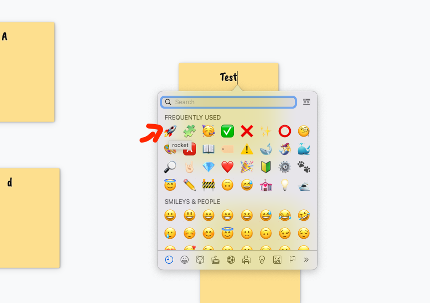 [bug] Crating a sticky note with an emoji blocks movement of the note ...