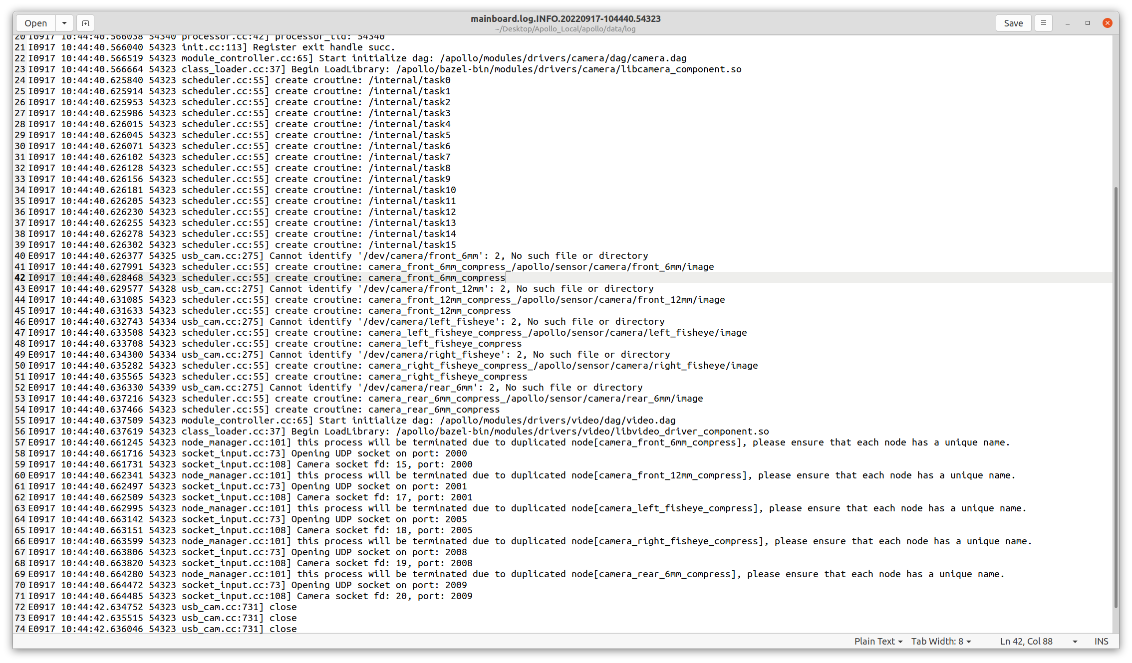 Camera Module Automatically Shut Down After Starting On The Latest Master Branch · Issue 14598
