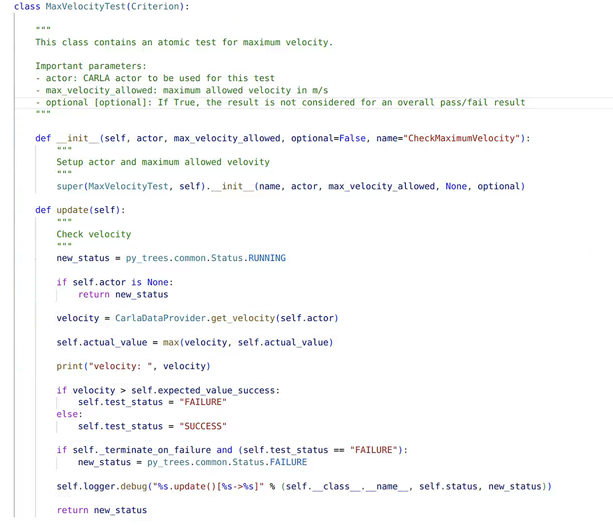 Bug Report Class Checkmaximumvelocity In Scenario Runner Gives False Values · Issue 6679 0921