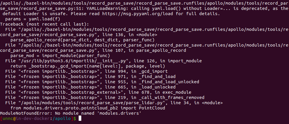 Problems in Running 'record_parser_save.py' · Issue #13022 · ApolloAuto/apollo · GitHub