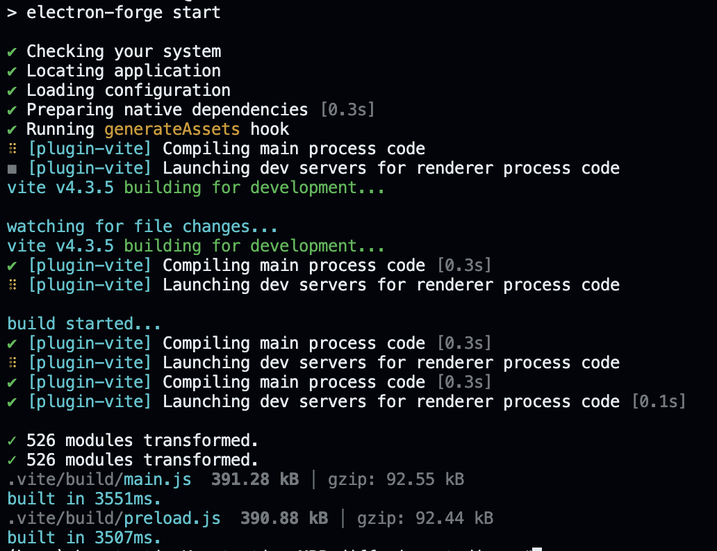 Unable to start dev app · Issue #3233 · electron/forge · GitHub