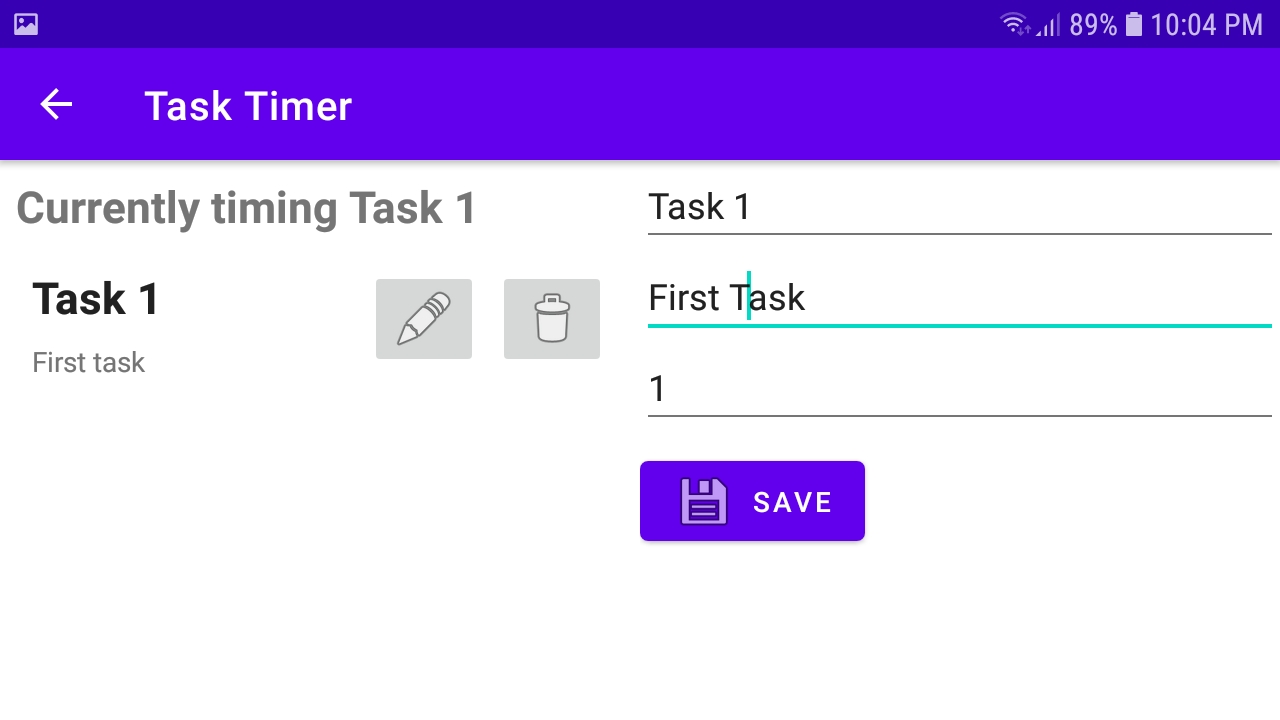 GitHub - Saqib-Muhammad/TaskTimer: TaskTimer App with MVVM.