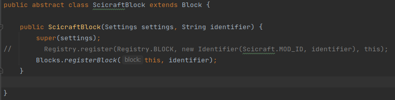 Register items, blocks and entities like Minecraft · Issue #69 · ScicraftLearn/Minelabs · GitHub
