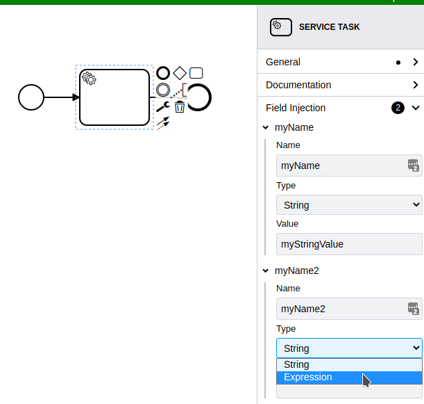 Migrate field injection group · Issue #23 · bpmn-io/bpmn-properties-panel · GitHub
