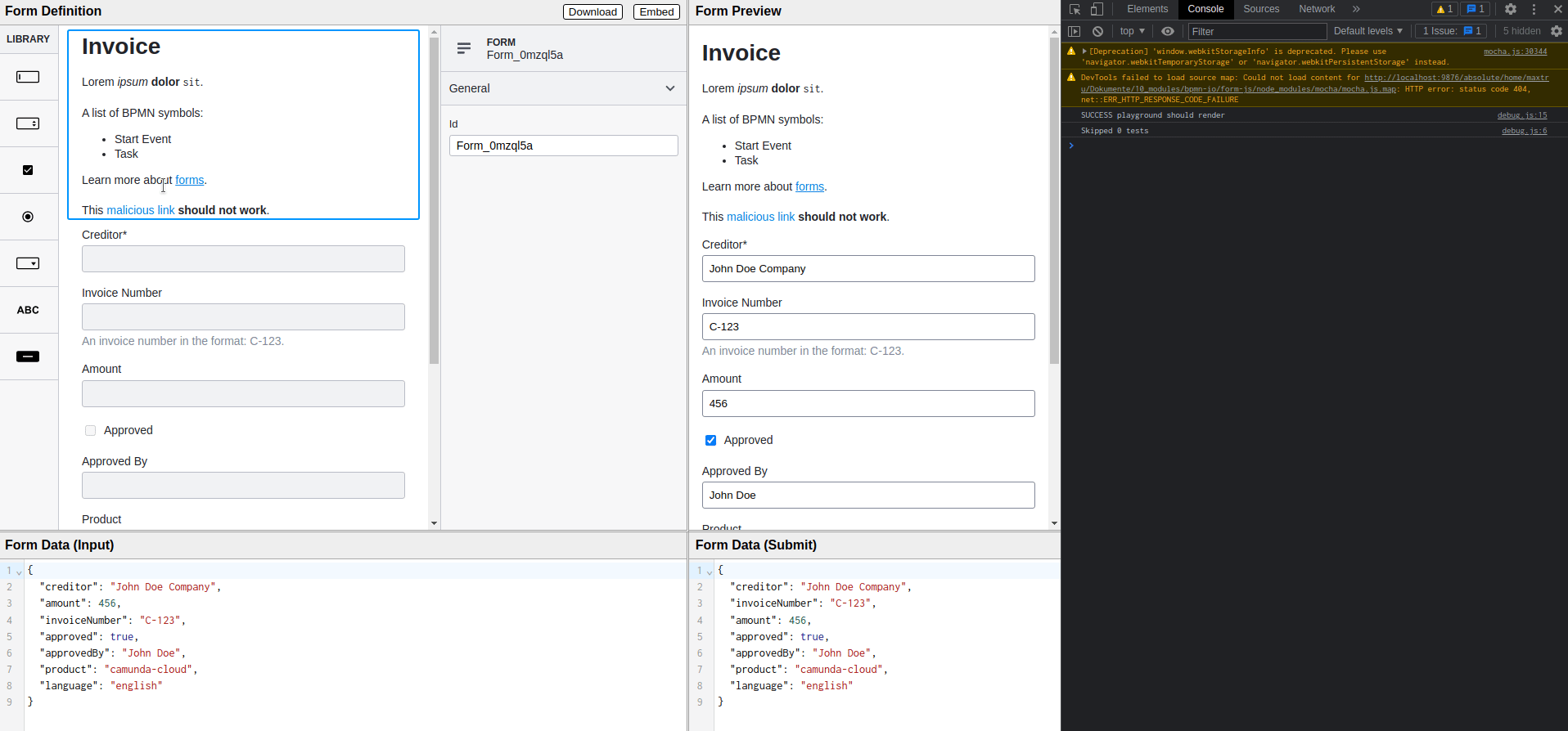 Allow to set custom properties by smbea · Pull Request #226 · bpmn-io/form-js · GitHub