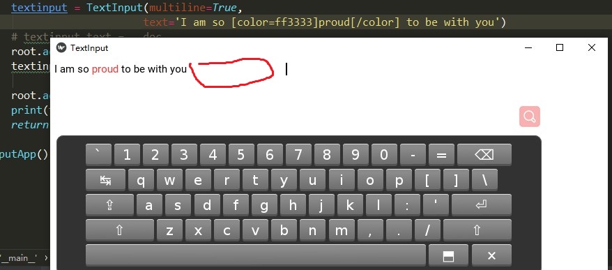How to color a word in TextInput? · Issue #6258 · kivy/kivy · GitHub