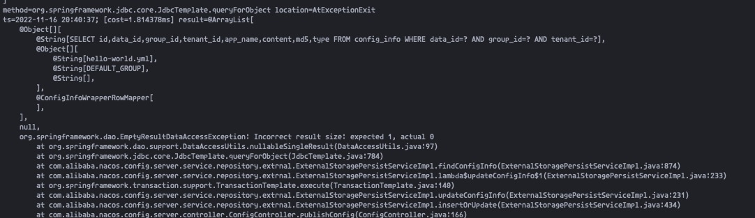 docker nacos-server:2.0.3 保存配置报错 · Issue #9589 · alibaba/nacos · GitHub