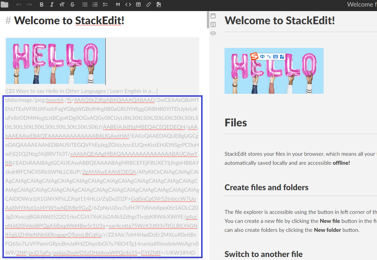 Enhancement Ellipsis To Dataimagejpegbase64 · Issue 1618 · Benweetstackedit · Github