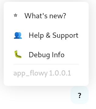 [Bug] Wrong app version in help and support popup · Issue #1365 · AppFlowy-IO/AppFlowy · GitHub