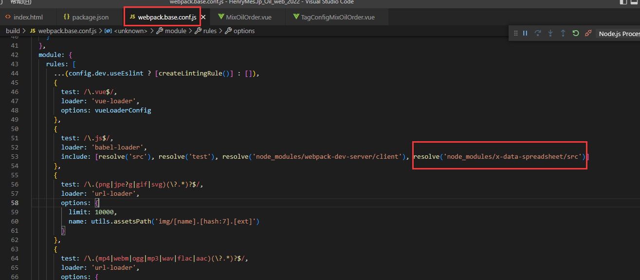 Module parse failed: Unexpected token (14:42) · Issue #497 · myliang/x-spreadsheet · GitHub