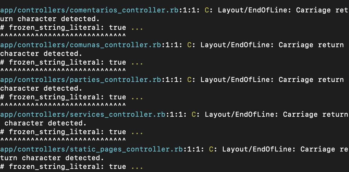 Problemas con Rubocop · Issue #181 · IIC2143-2020-2/syllabus · GitHub