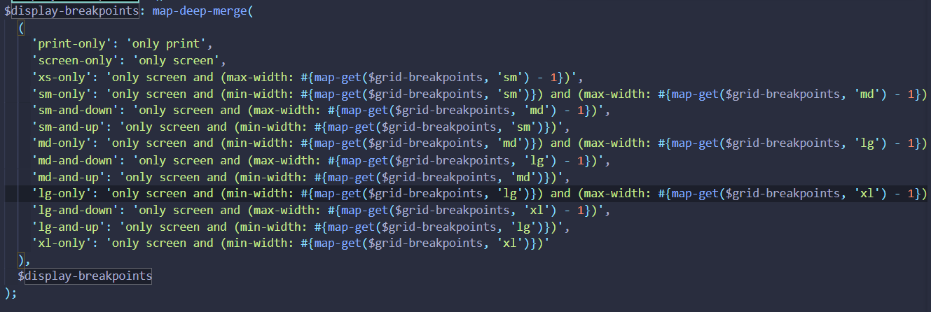 [Bug Report][2.5.10] Hidden-{breakpoint} classes overlap each other in ...