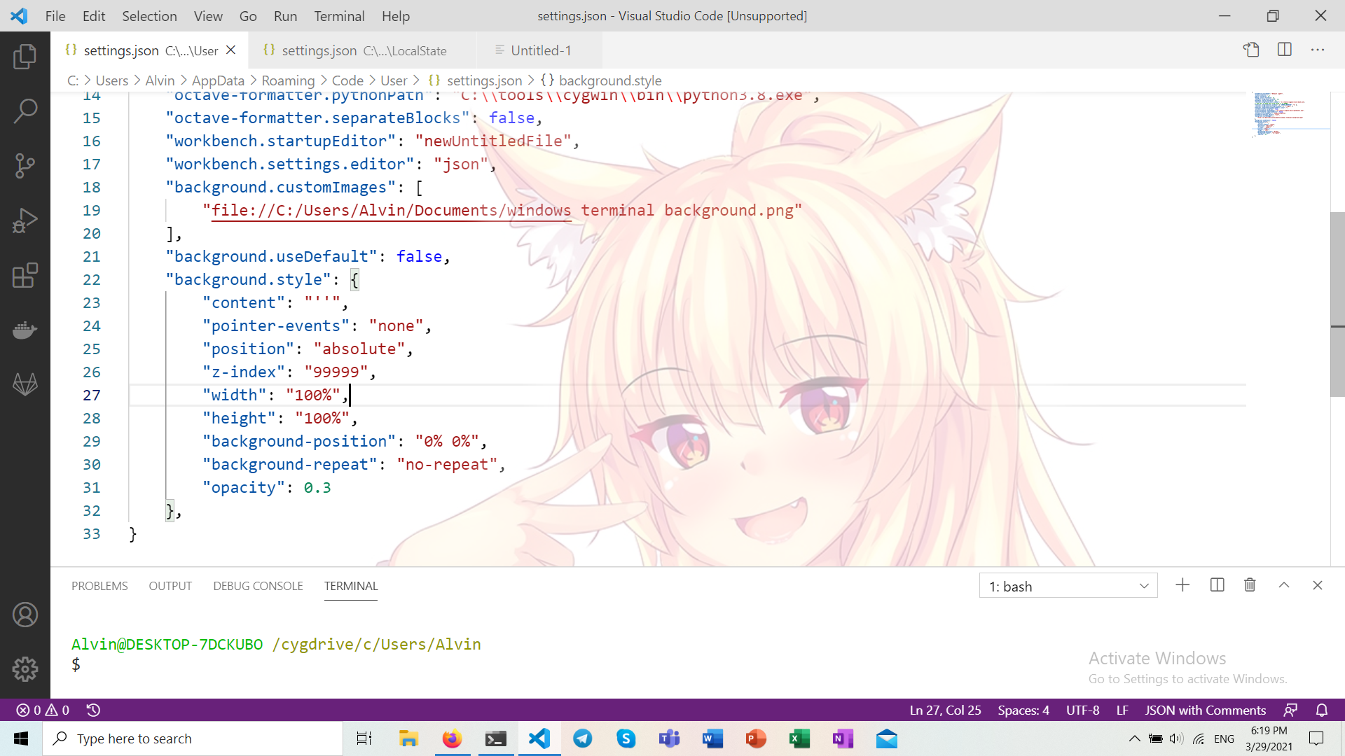 How to set-up background image · Issue #244 · shalldie/vscode-background · GitHub