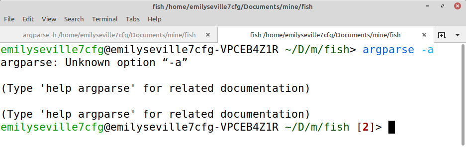 Duplicated "Type 'help argparse' for related documentation" for argparse · Issue #8368 · fish ...