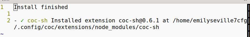 Can't install coc-sh properly · Issue #3771 · neoclide/coc.nvim · GitHub