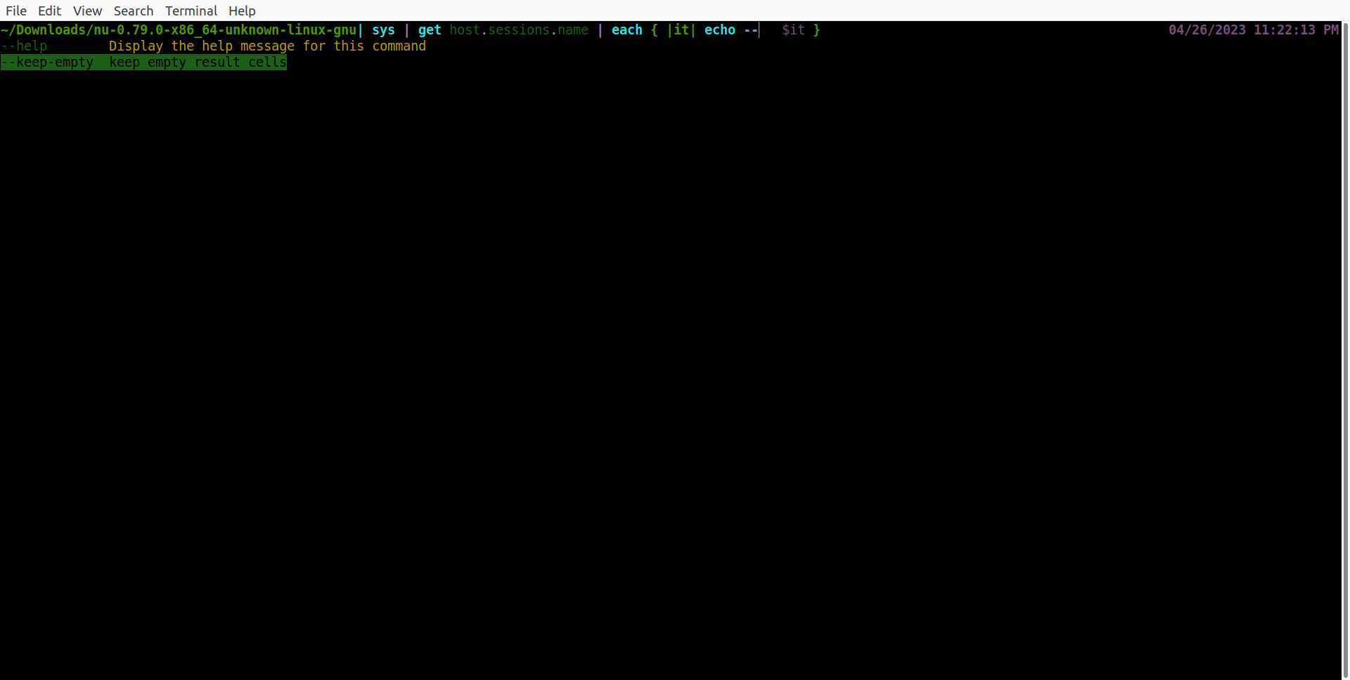 Command Switches Are Suggested Inside Curly Braces · Issue 9010 · Nushell Nushell · Github