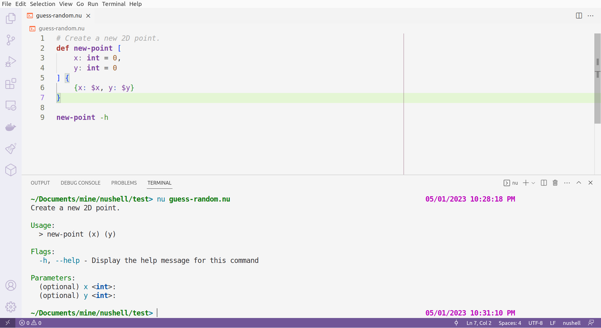 Trailing colon is shown for arguments in auto generated help when there ...