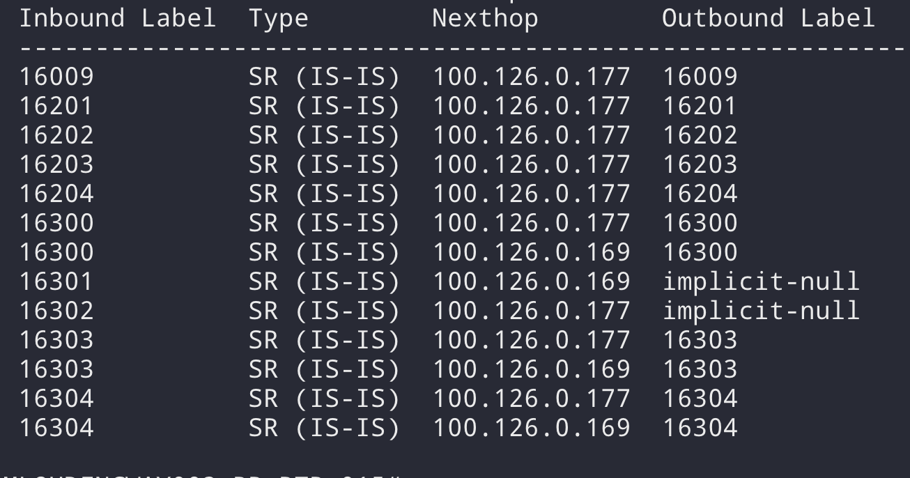 ISIS labels routes when SR disabled · Issue #10985 · FRRouting/frr · GitHub