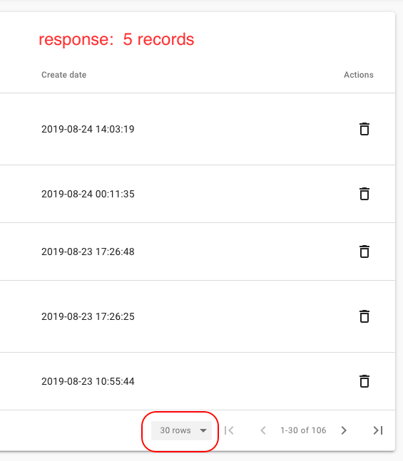 1 50 0 Pagesize Doesn T Work Properly · Issue 1030 · Mbrn Material Table · Github