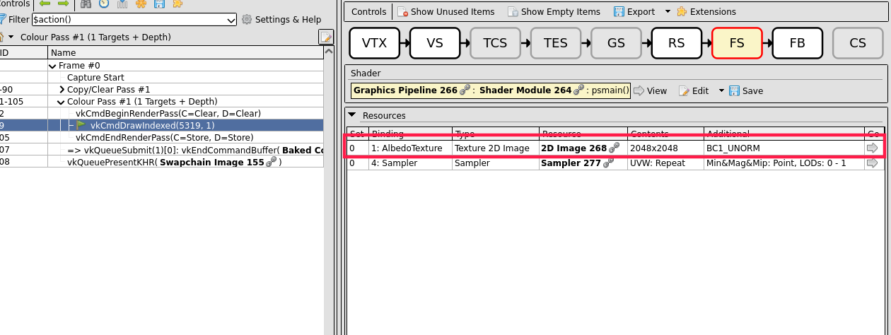 Renderdoc Crashes When Showing Preview Of A Texture I3 Linux Xcb Vulkan · Issue 2863