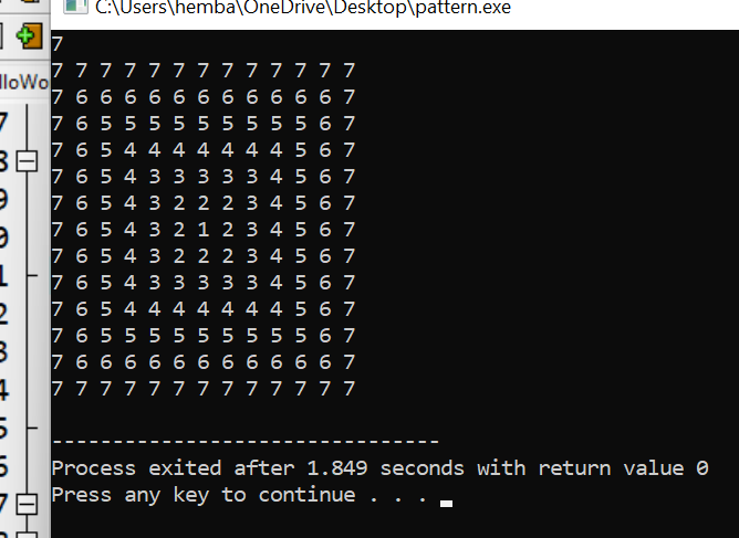 Github Hembabuc Program Pattern This Program Will Display The 1286