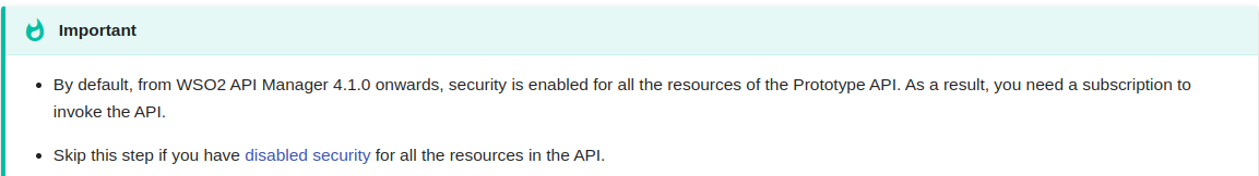 Link attached to "disabled security" wording is not working. · Issue #7160 · wso2/docs-apim · GitHub